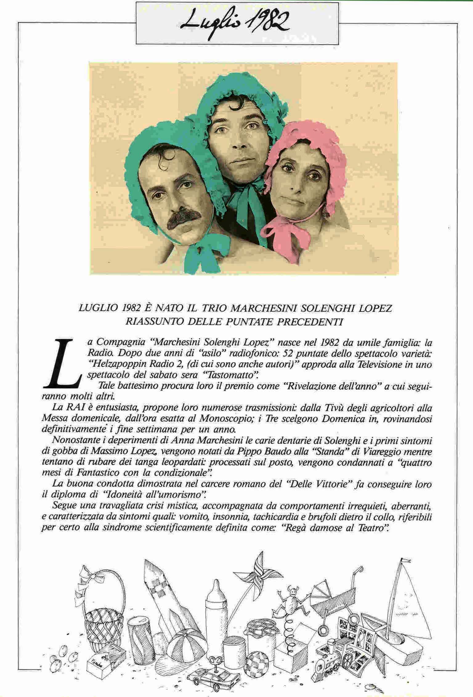 il trio - Teatro del Novecento, Programmi di sala, Riviste e Locandine